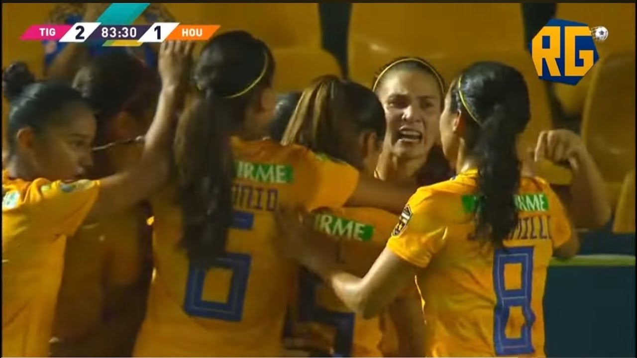PRIMERA VICTORIA INTERNACIONAL | TIGRES FEMENIL 2-1 HOUSTON DASH ...
