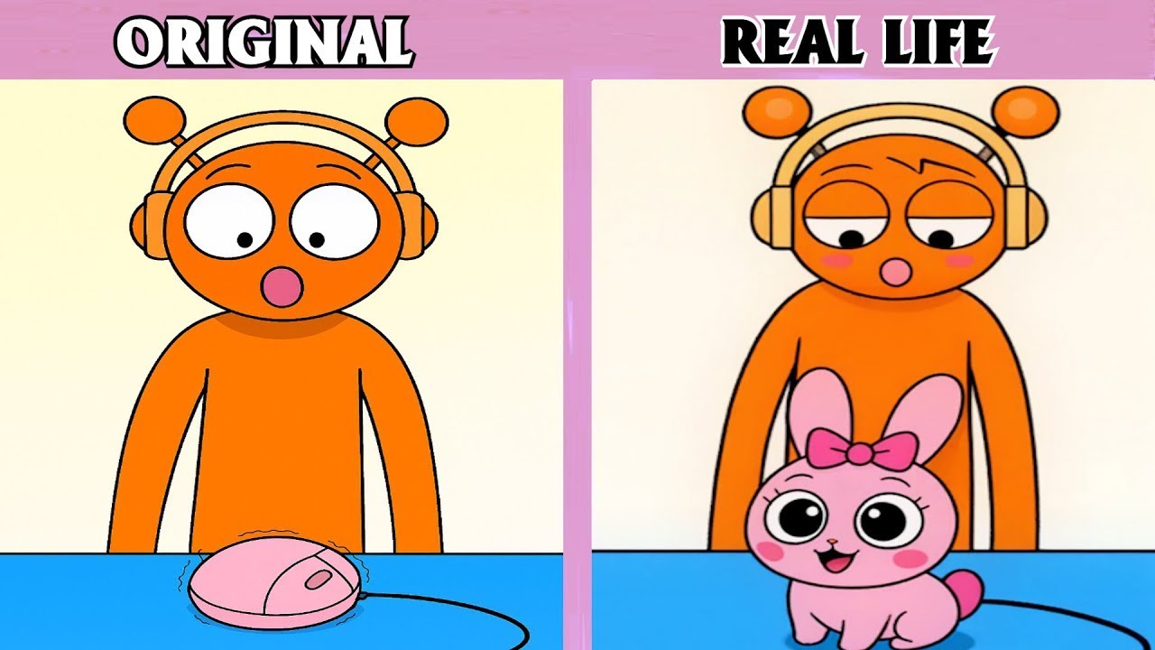 Best TikToks of Incredibox Sprunki: Oren and Pinki Mouse | Original vs ...
