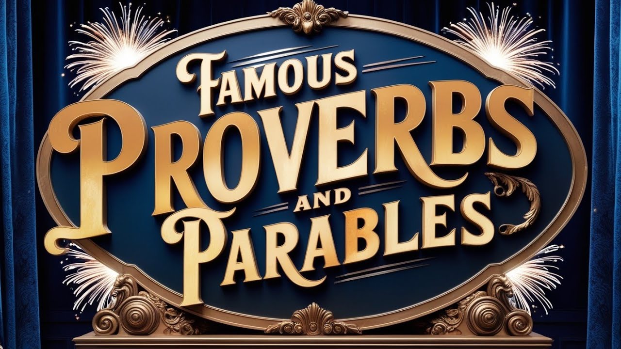 Famous Proverbs and Parables For Sticky Situations, Motivation, and ...