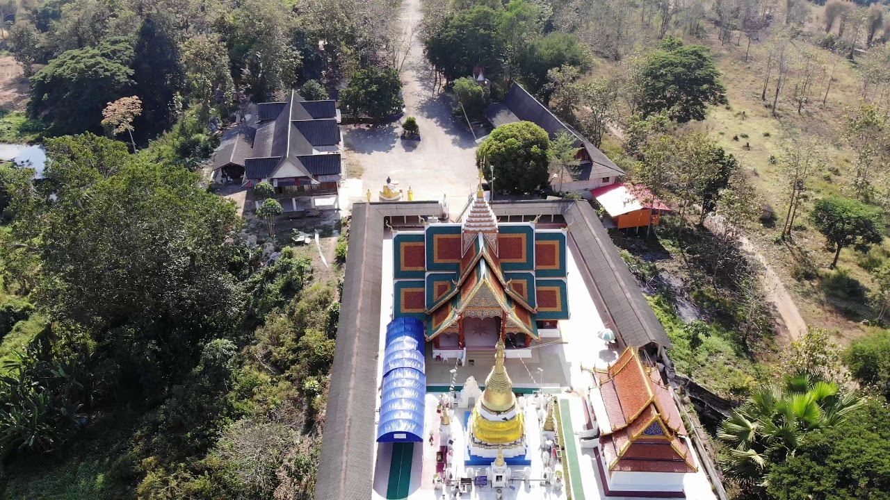 WAT PHRA THAT SANDON BAMBOO BRIDGE ( วัดพระธาตุสันดอน ) - YouTube