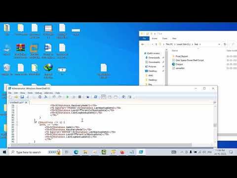 How To Configure Backup Reports for SQL Servers Using Power Shell Script - YouTube