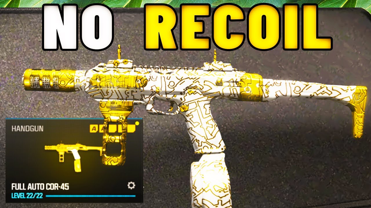 new ZERO RECOIL COR 45 SETUP is BREAKING MW3! 🤯 (Best COR 45 Class ...