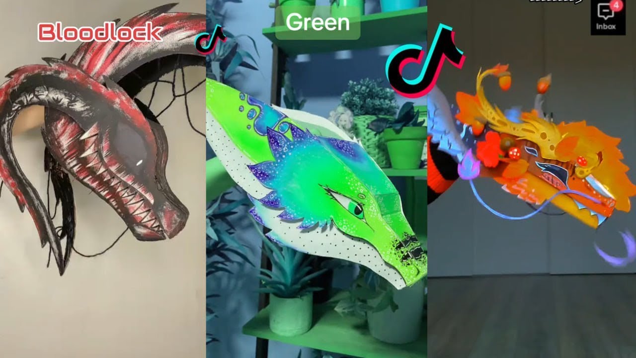 THE AMAZING Paper Dragon 🔥Dragon Puppet TikTok Compilation😍 #51 - YouTube