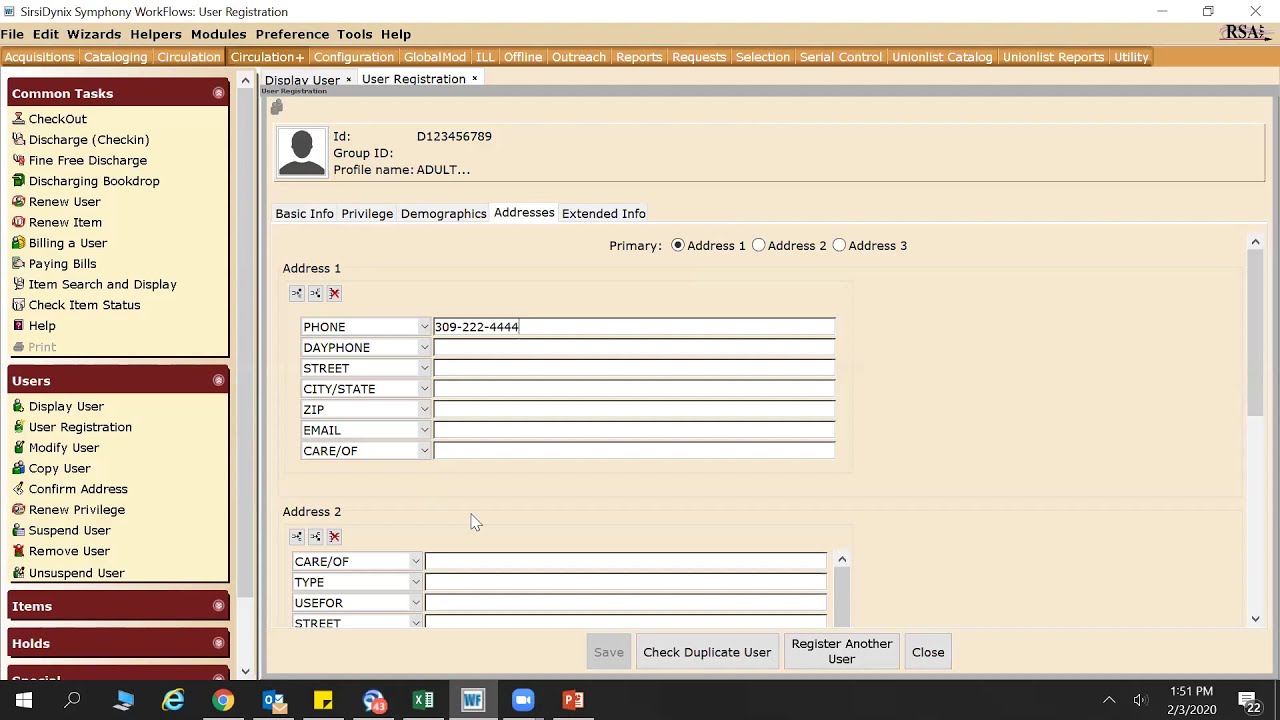 RSA Workflows User Registration for Public Libraries - YouTube