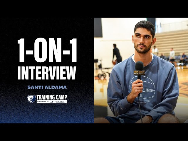 Santi Aldama Interview | Grizzlies Training Camp