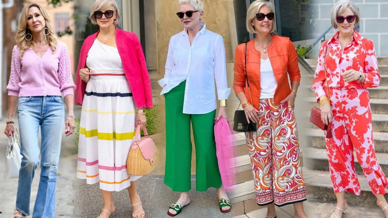 Moda Señoras 2023🌷atuendos Y Combinaciones De Ropa Para SeÑora De 50