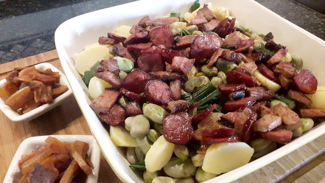 Receita Tradicional de Favas com Enchidos - YouTube
