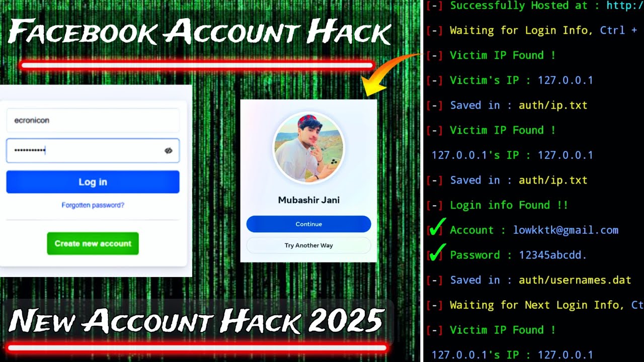 Facebook Account Hack || Facebook New Account Hack 🔥 Hack Account FB ...