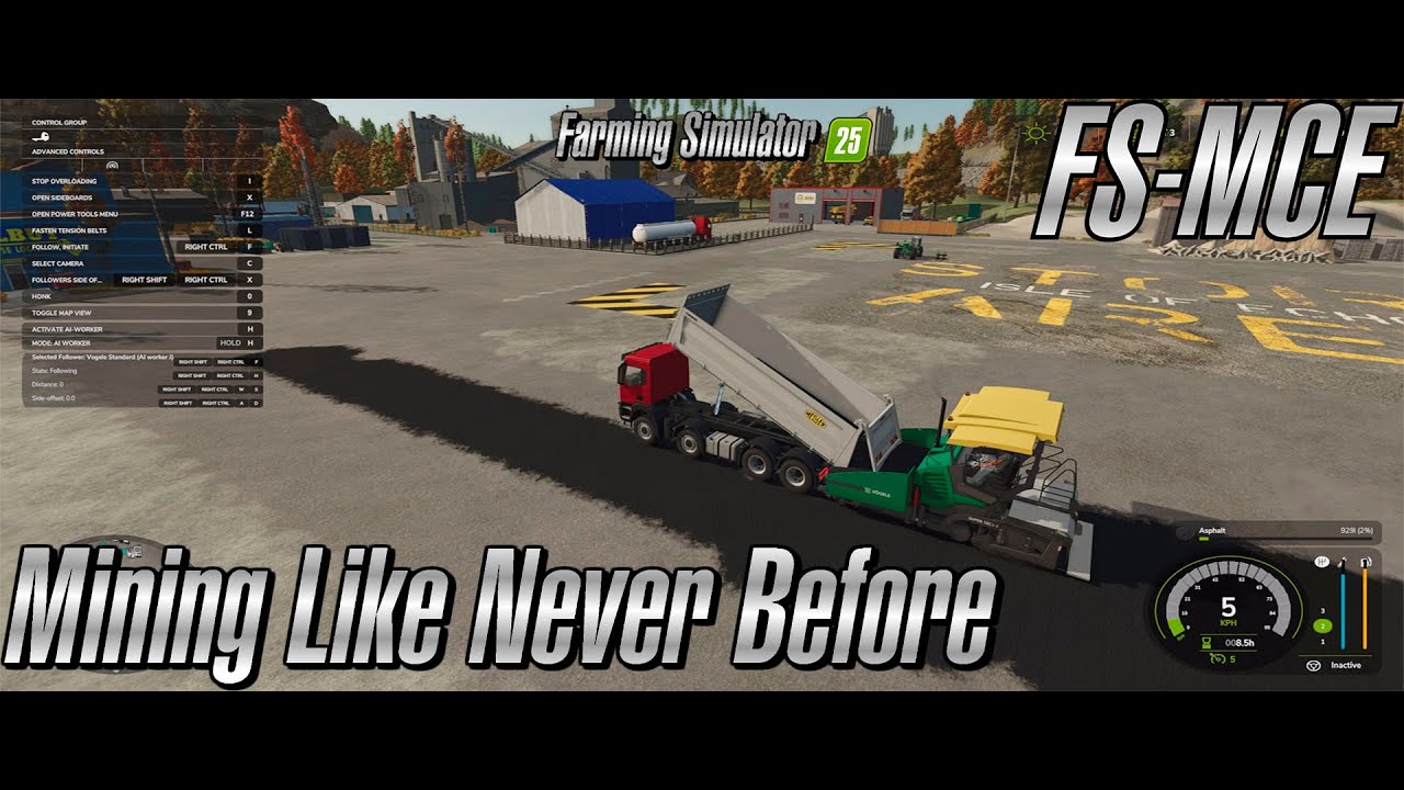 FS25 MCE | NEW MOD Vogele Super 1600-3i (Paver) - YouTube