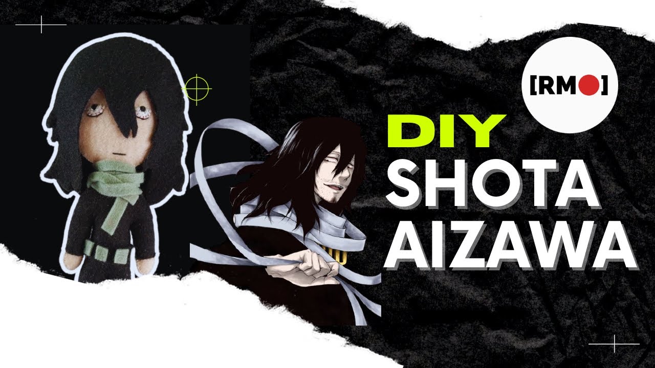 DIY Easy Aizawa/eraserhead from My Hero Academy( 👀 free template) - YouTube