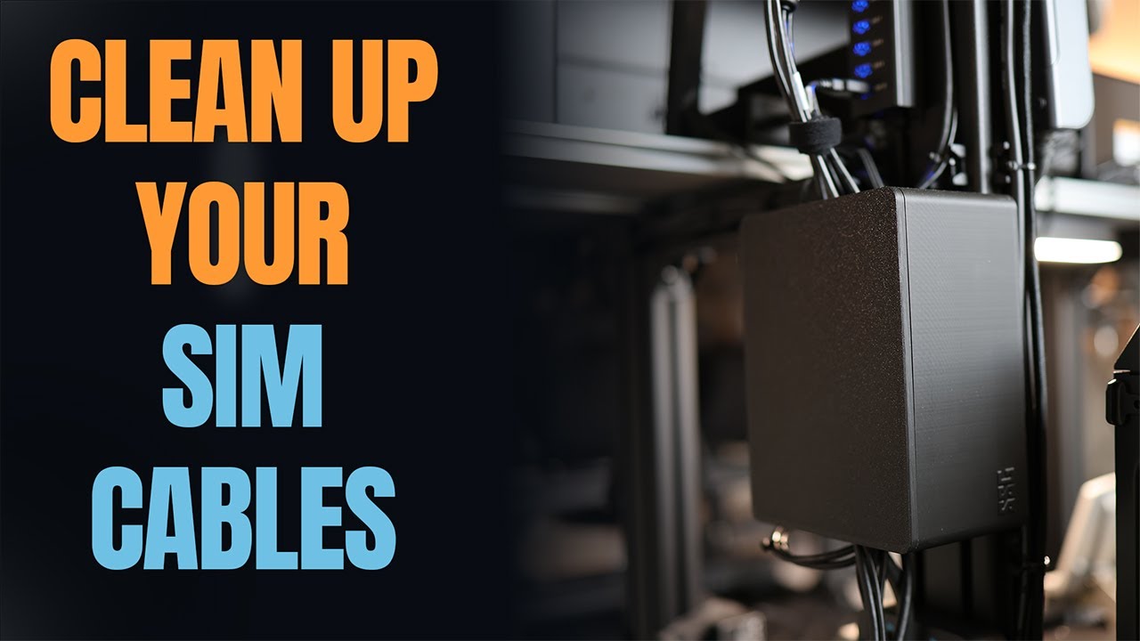 Simple Ways To Clean Up Your Sim Cables - YouTube