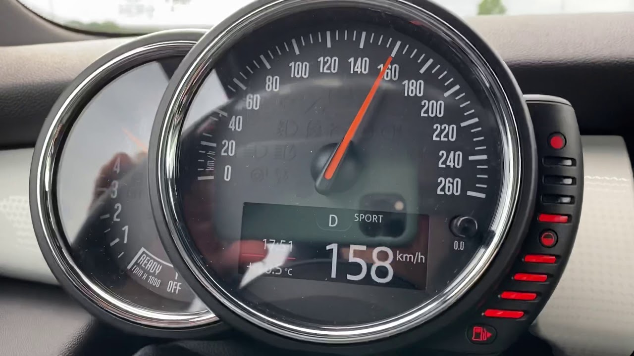 Mini Cooper S F56 Stage 1 100-200 km/h acceleration - YouTube