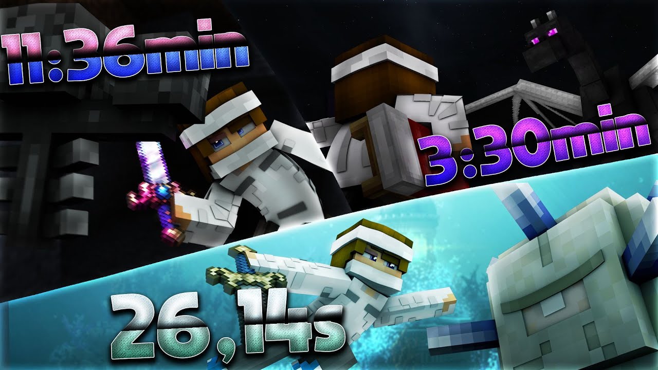 BOSSES Speedrun World Records! • 1.9+ Set Seed Glitchless Speedruns ...