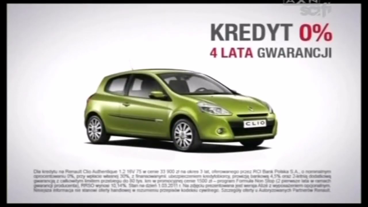 Reklama Renault Clio 2011 Polska Wersja 1 - YouTube
