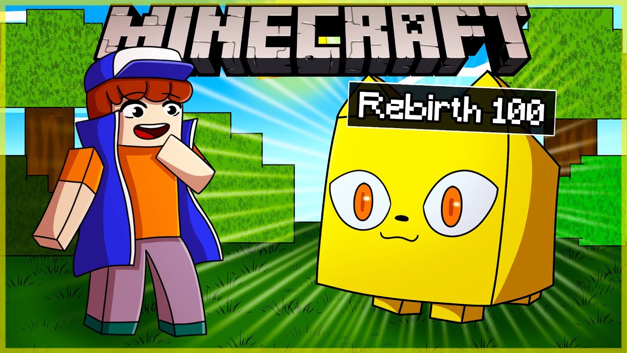 PIERWSZY REBIRTH - PET SIMULATOR w MINECRAFT - YouTube