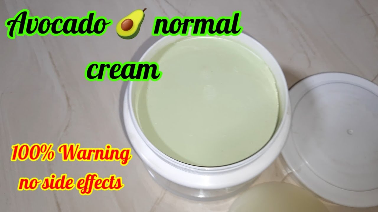 Avocado 🥑 Normal Cream [] Skin Whitening Cream - YouTube