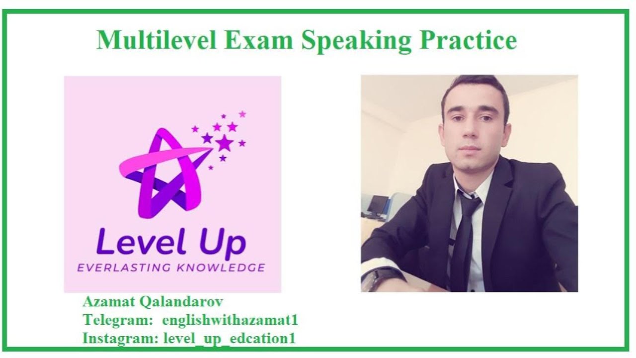 Multilevel Speaking Practice 5 - YouTube