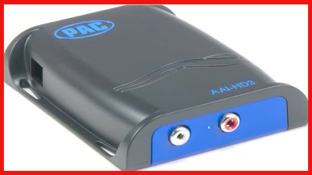 Bon produit - PAC AAI-HD3 Entrée auxiliaire satellite ou changeur de CD ...