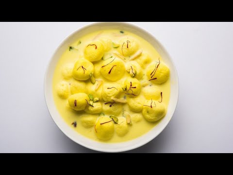 Angoori Rasmalai Recipe | Angoor Rabdi | हलवाई जैसी अंगूरी रसमलाई - YouTube