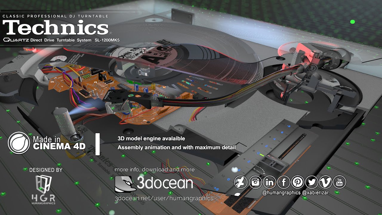 Technics SL1200 MK5 Ensambled - YouTube