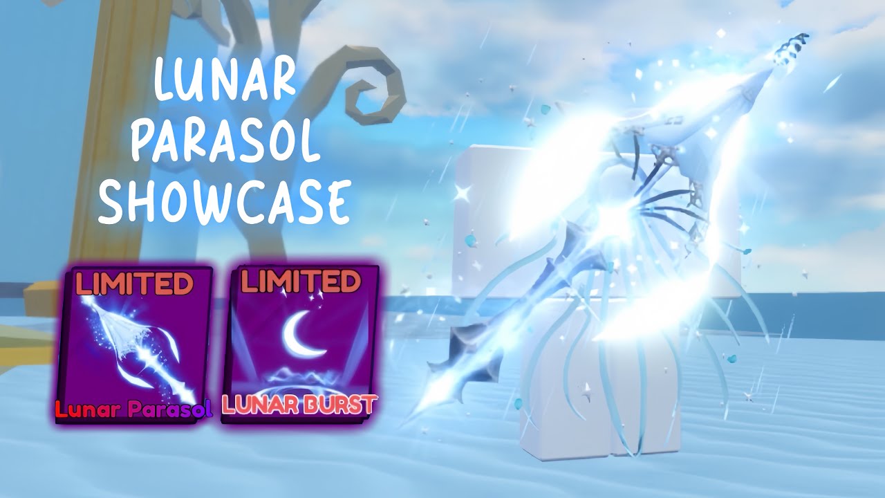 Lunar Parasol Showcase (Roblox Blade Ball) - YouTube
