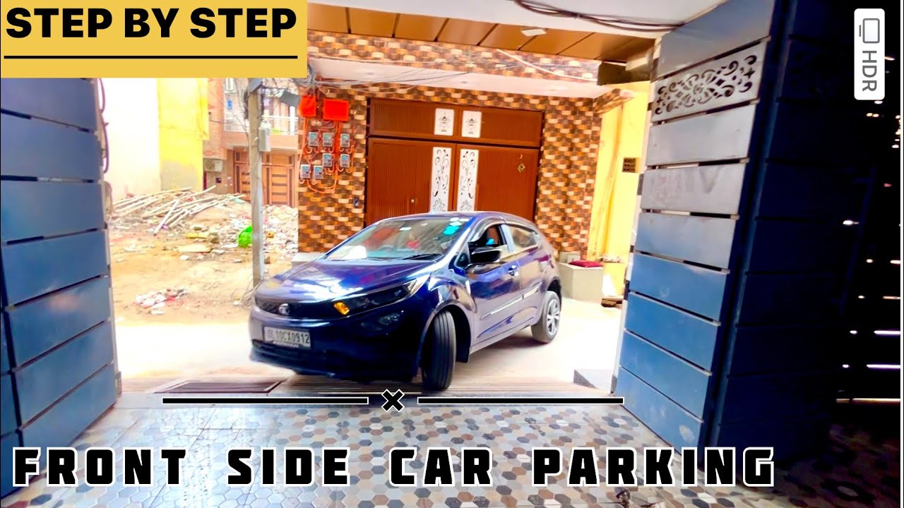 How To Park A Car In Front Side || Jitendar _Malik || - YouTube