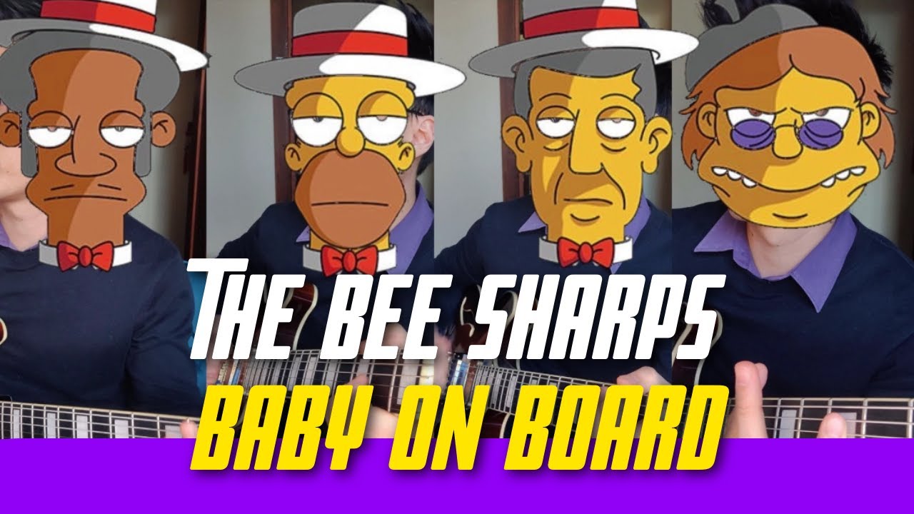 The Bee Sharps - Baby on Board Guitar Cover - YouTube