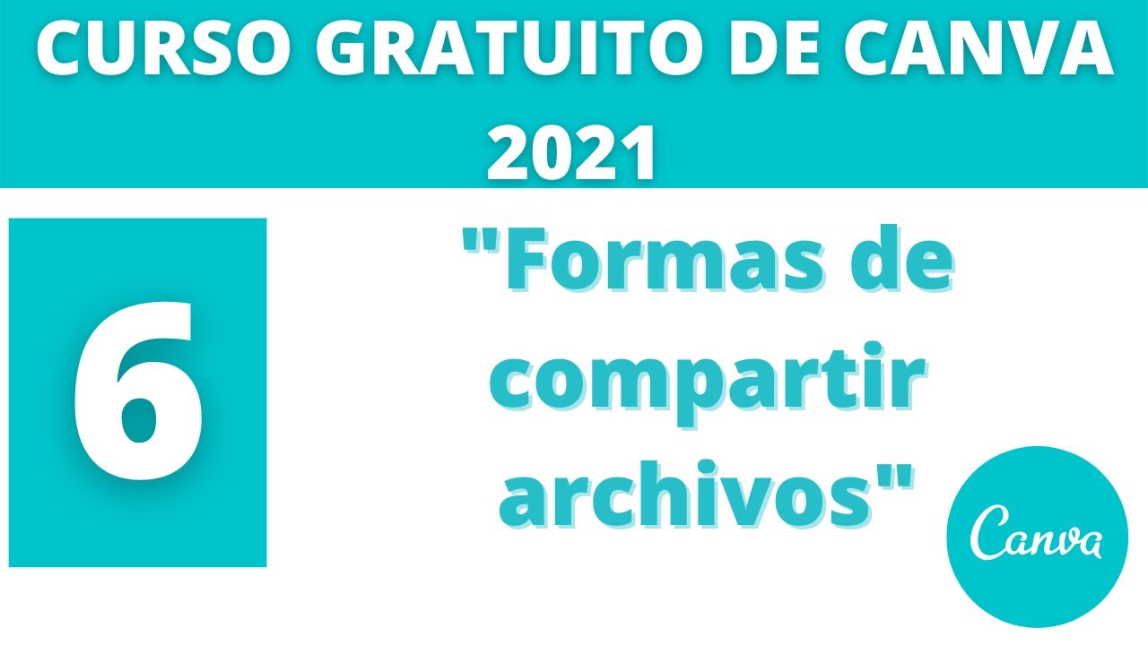 FORMAS DE COMPARTIR DISEÑOS EN CANVA - YouTube