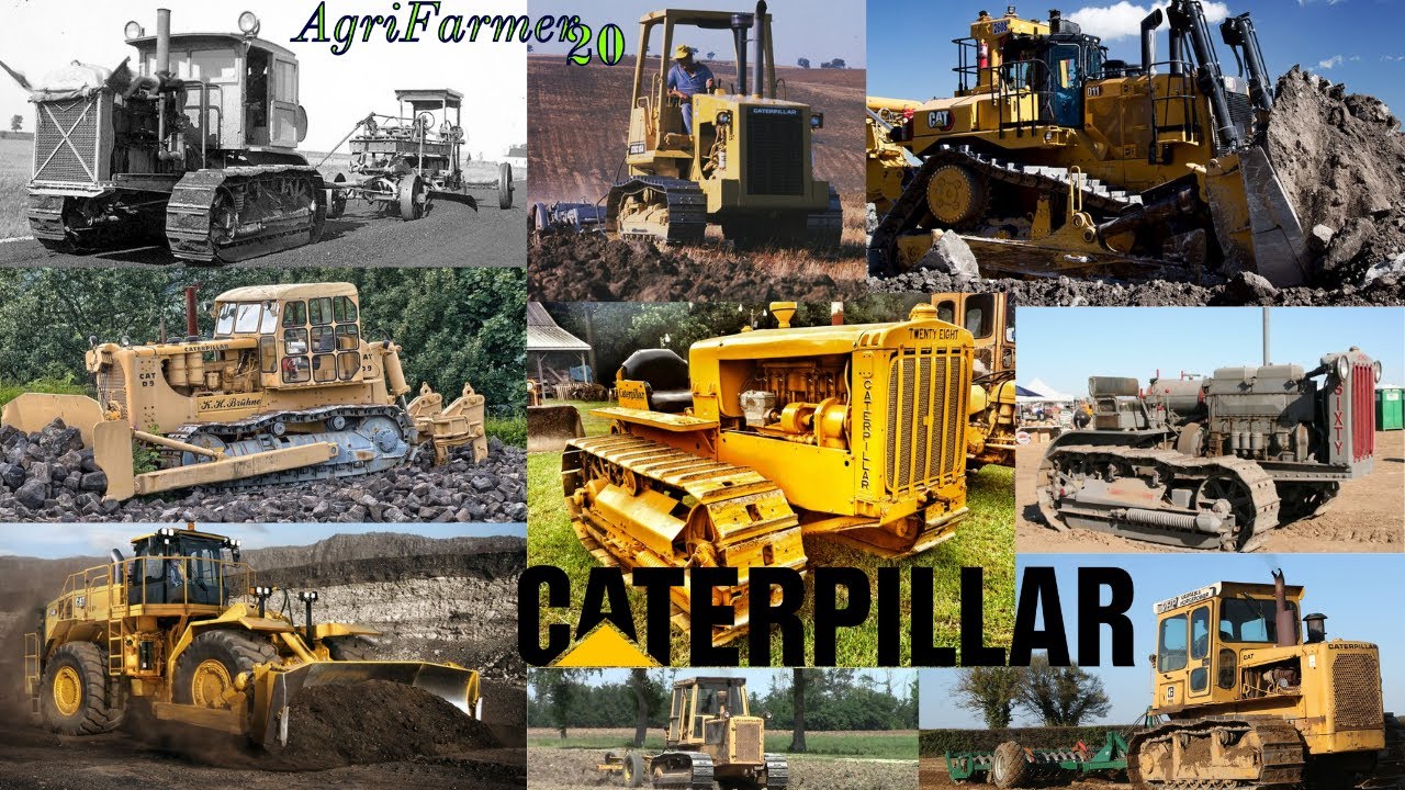 Caterpillar crawlers & dozer - YouTube