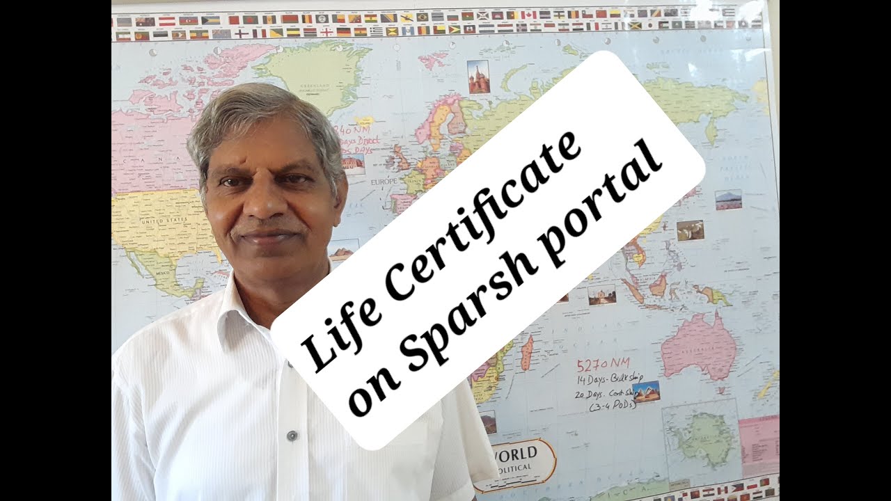 41. Life Certificate on Sparsh Portal - YouTube