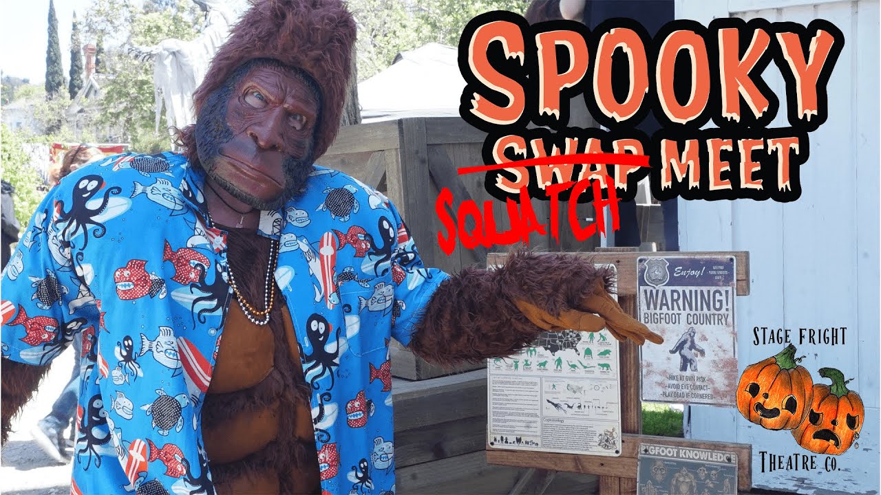 Sasquatch Visits PRC - Spooky Swap Meet 2024 - YouTube