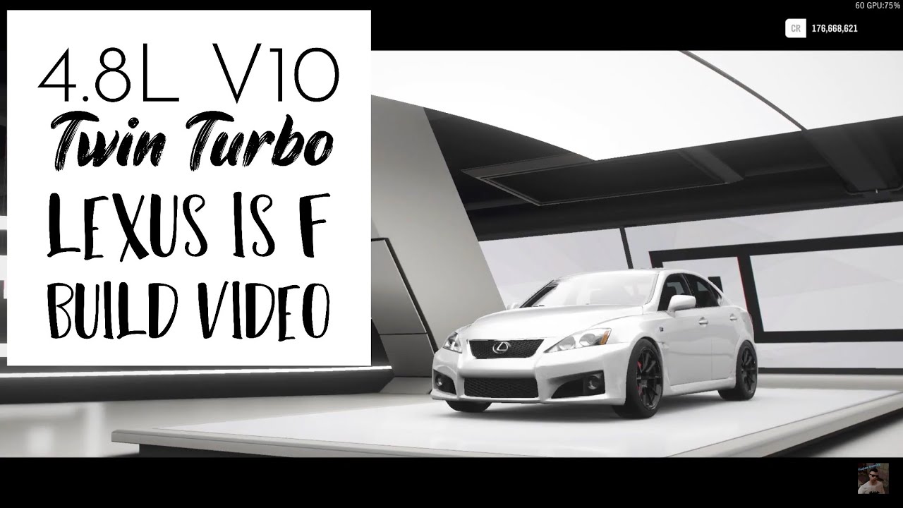 Forza Horizon 4: Lexus IS F Customization Video - 4.8L V10 Lexus LFA ...