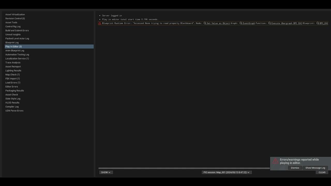 Unreal Engine Blueprint Runtime Error Accessed None = Solution = Is Valid Node - YouTube