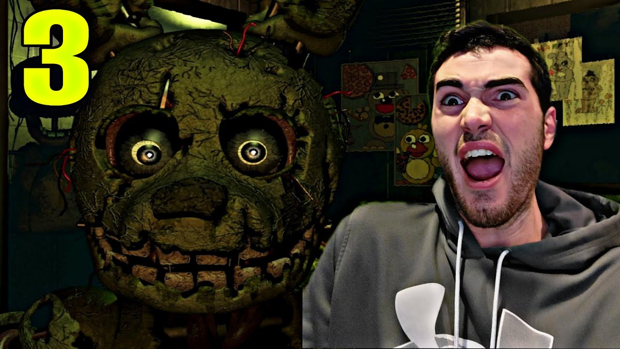 FNAF 3 Playthrough Live pt 1! - YouTube