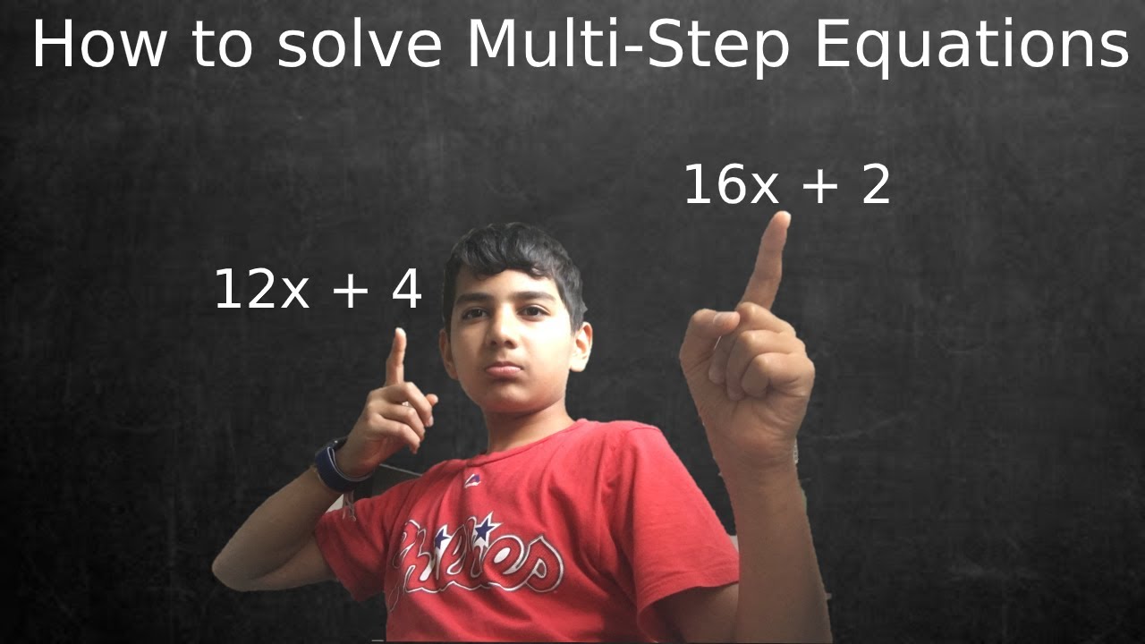 How To Solve Multi Step Equations YouTube How To Solve Multi Step Equations YouTube
