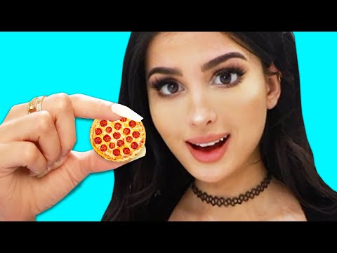 Eating Mini Food For 24 Hours