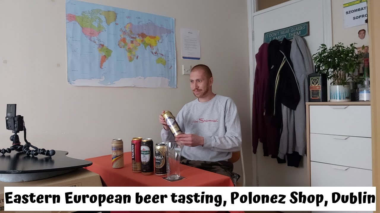 Eastern European beer tasting, Polonez Shop, Dublin - YouTube
