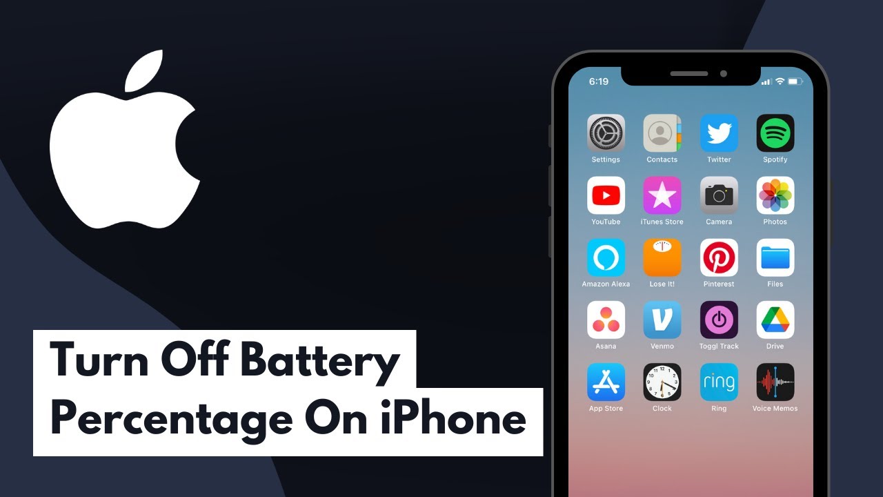 How To Turn Off Battery Percentage On iPhone (Full Guide) - YouTube