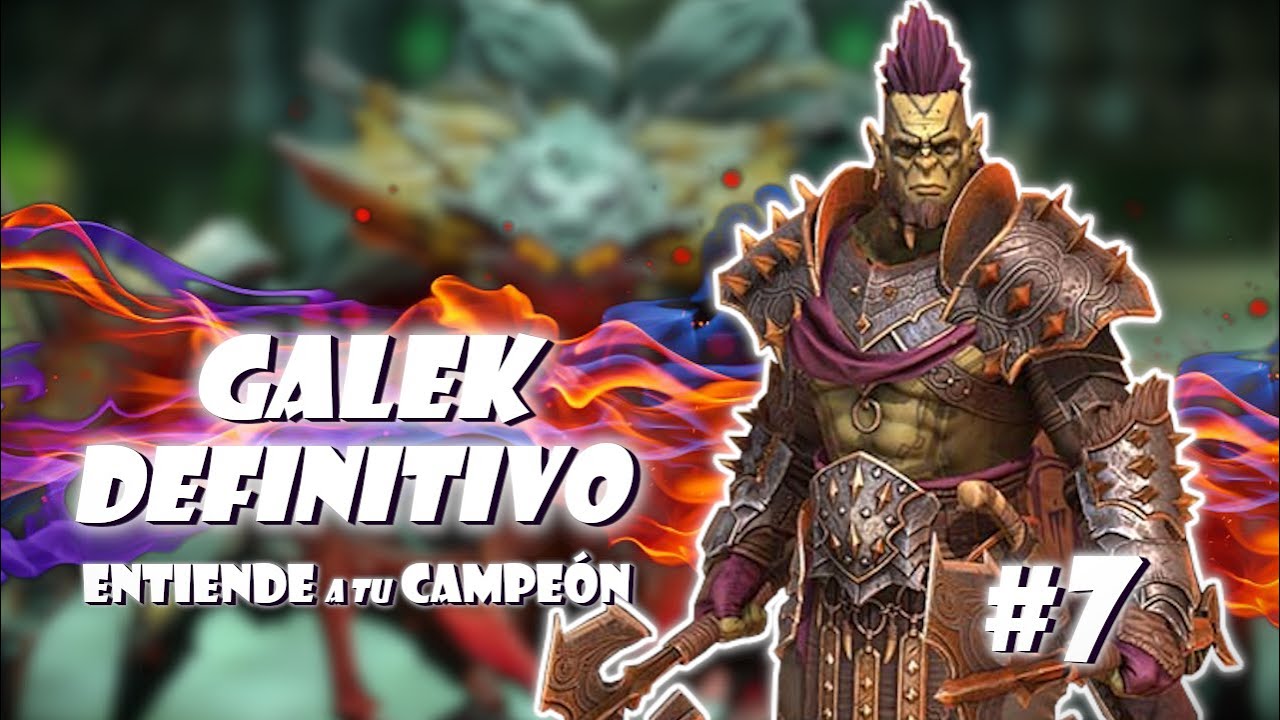 GUIA GALEK DEFINITIVO!! Entiende a tu Campeón #7 Raid Shadow Legends ...