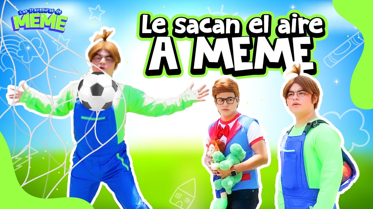 Meme sufre un accidente jugando fútbol | Meme roba el balón de su amigo ...