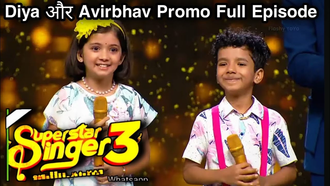 Diya and Avirbhav Today New Best Jodi Performance| Superstar Singer ...