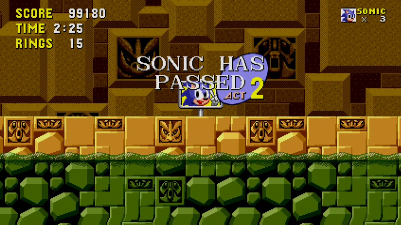 Sonic The Hedgehog 1 Walkthrough PART 4 - YouTube