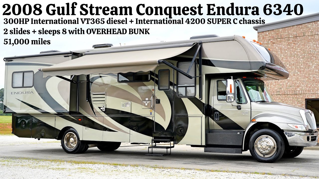 2008 Gulf Stream Conquest Endura 6340 SUPER C 300HP International ...