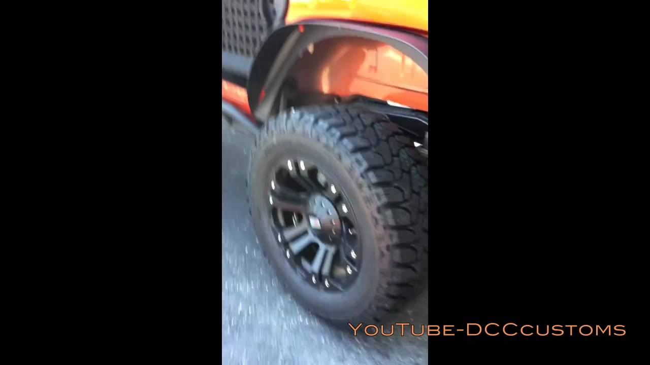 Jeep "DCC" UUV Edition 2011 Lifted 5"Jeep JK Mango Tango on 20" XD ...