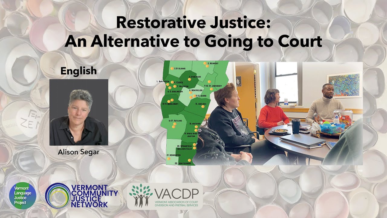 ENGLISH: Restorative Justice: An Alternative to Going to Court - YouTube