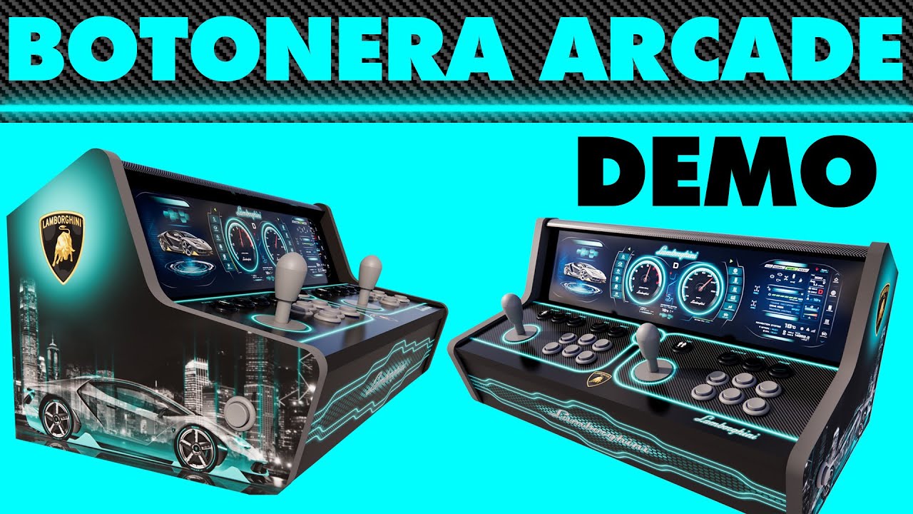 Botonera Arcade Nuevo Modelo - YouTube