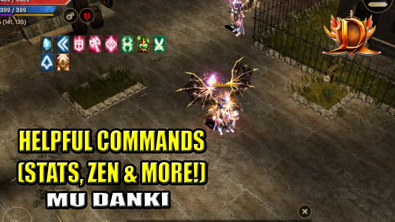 Helpful commands (Stats, Zen & more) - MU Danki (Eng subs) - YouTube