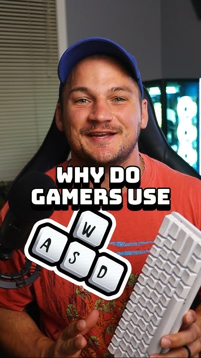 Why do gamers use the WASD keys #pcgaming #pc #gaming - YouTube