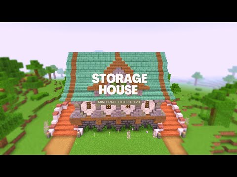 How to Build House Easy Minecraft tutorial. how to build storage house ...