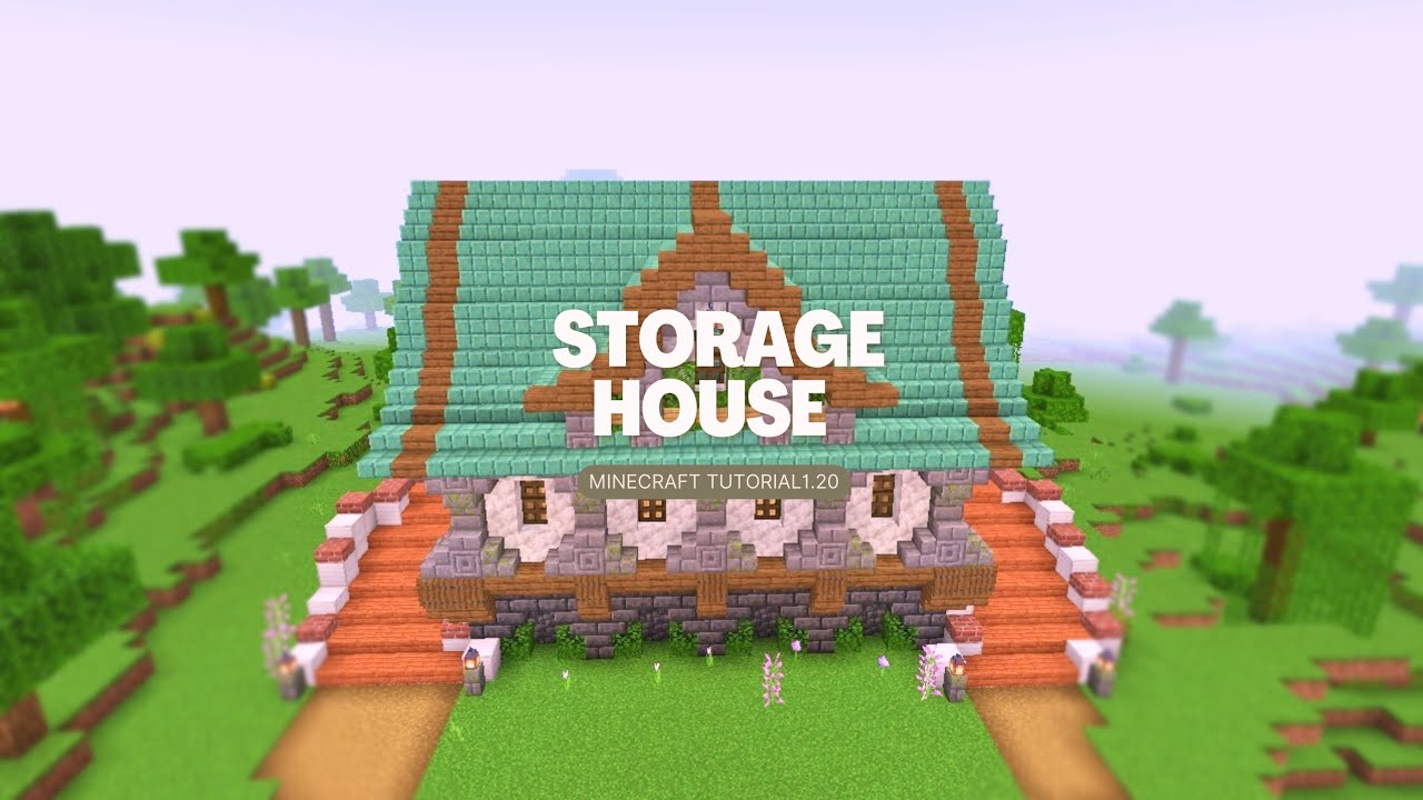 How to Build House Easy Minecraft tutorial.How to build storage house ...